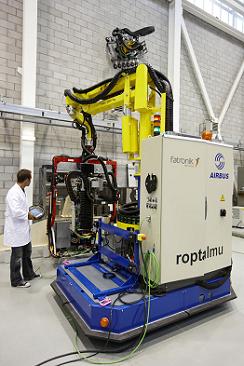 Portable Industrial Robot For Aircraft Assembly Developed